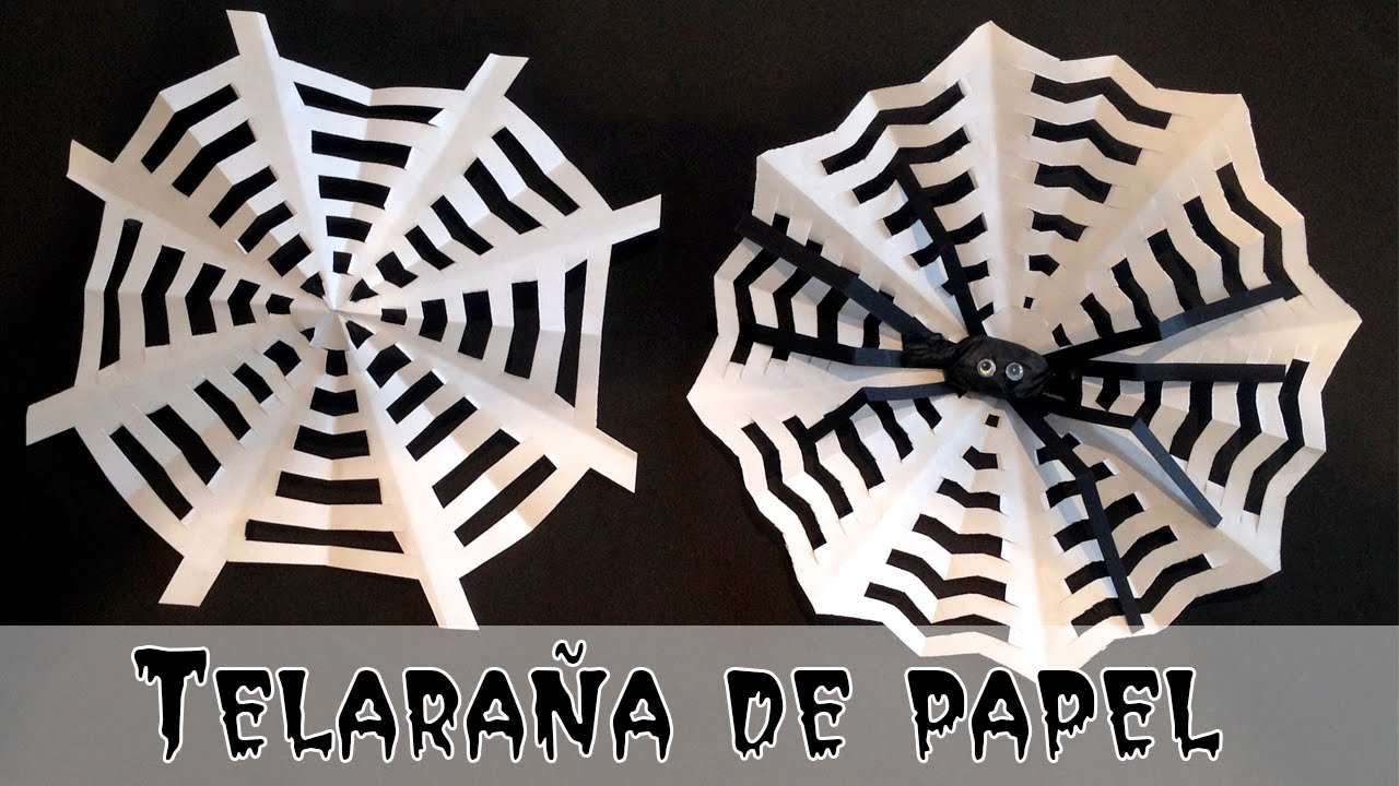 Aprende a hacer una telaraña de papel en pocos pasos - Diario Murcia